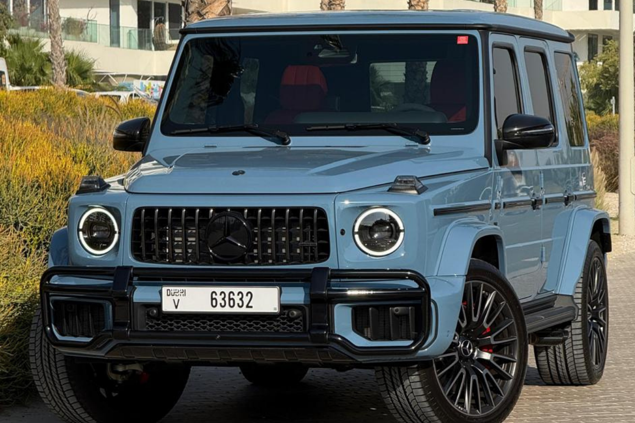 Mercedes G63 2025 Blue - S K Car Rental